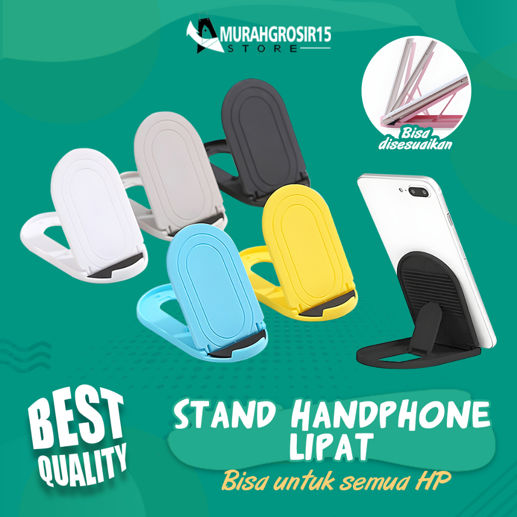 Jual Stand Hp Penyangga Handphone Lipat / Stand Tablet / Holder Hp Meja ...