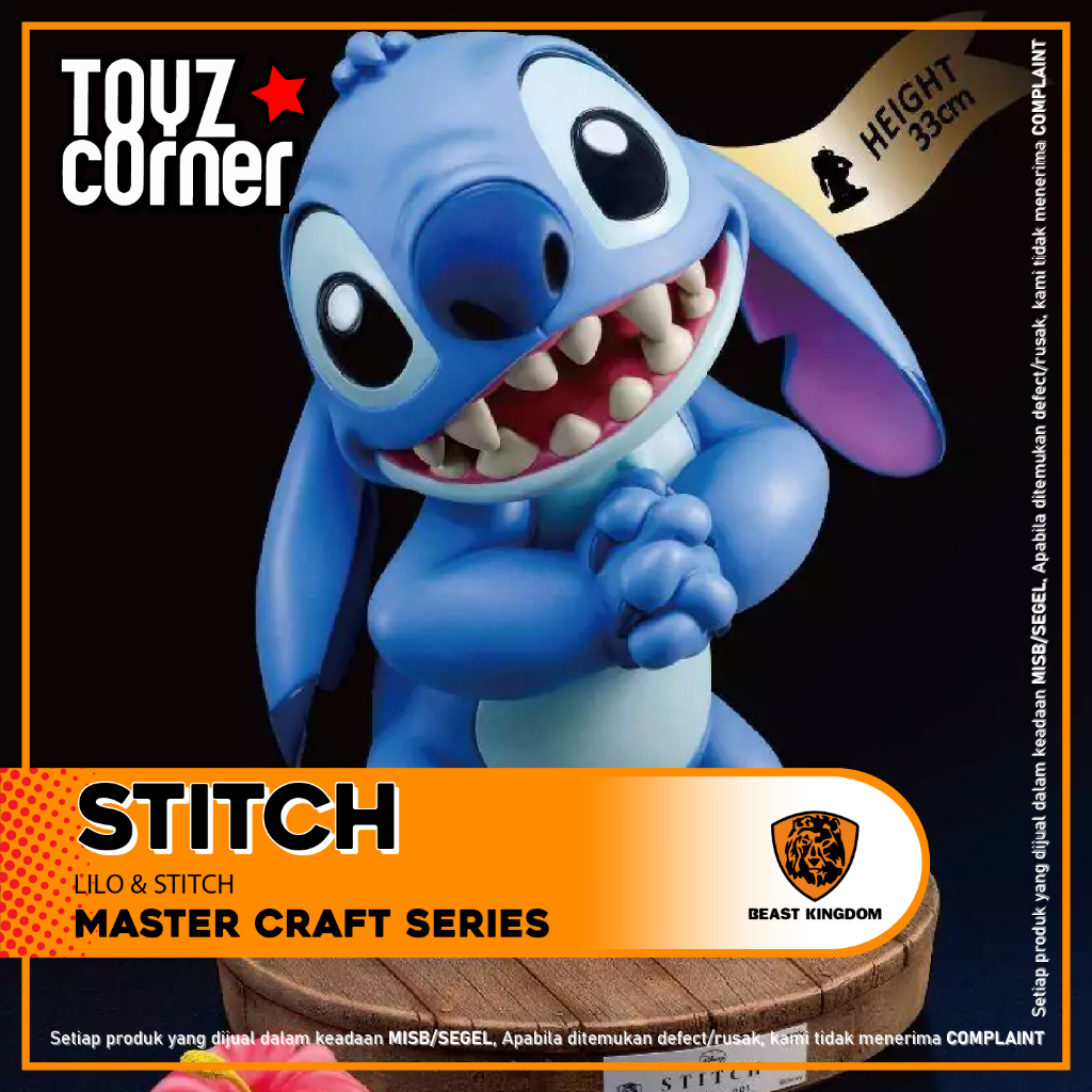 Jual Toyz Corner - Beast-Kingdom Mastercraft MC-014 Stitch | Shopee ...