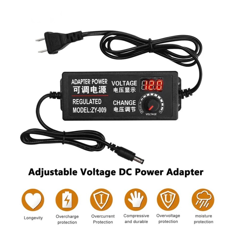Jual Power Supply Adaptor Universal AC to DC 3V-24V 3A Adapter Display | Shopee Indonesia