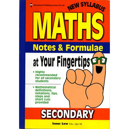 Jual Secondary Maths Notes & Formulae at your fingertips, Isaac Low ...