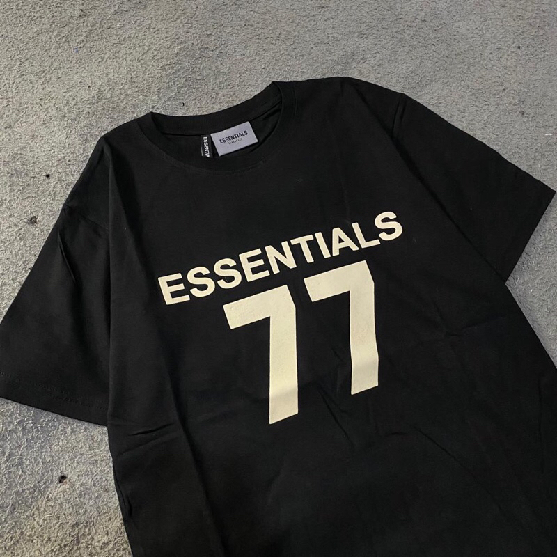 Jual FOG Essentials 3D Font | T-shirt Essentials | Kaos Pria Terbaru ...