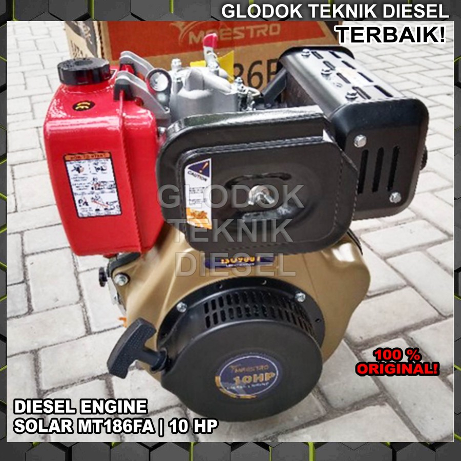 Jual Mesin Penggerak Diesel Solar SERBA GUNA 10 HP Electric Start MT186FAE | Shopee Indonesia