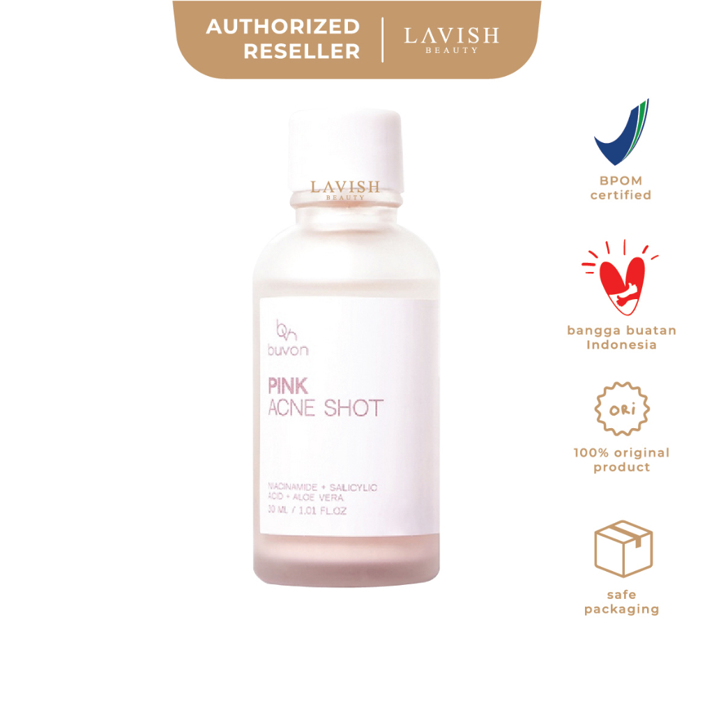 Jual BUVON Pink Acne Shot (30ml) | Shopee Indonesia