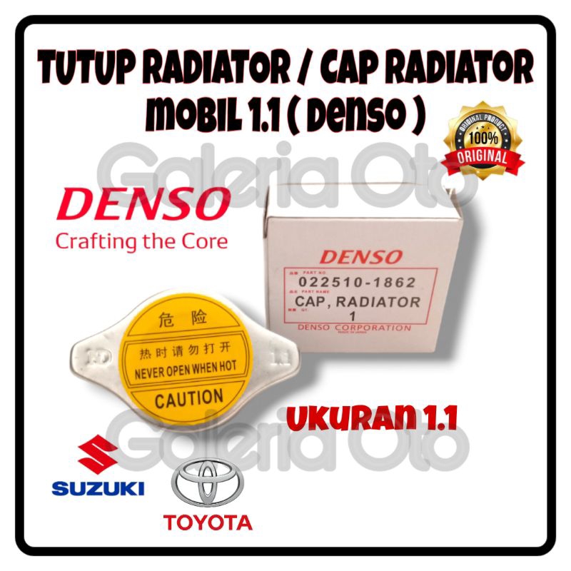 Jual Tutup Radiator / Cap Radiator Mobil 1.1 DENSO - Suzuki Dan Toyota ...