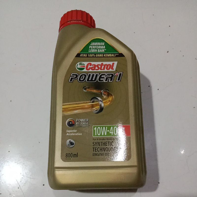 Jual OLI CASTROL POWER ONE 10W - 40 SYINTHETIC ORIGINAL | Shopee Indonesia