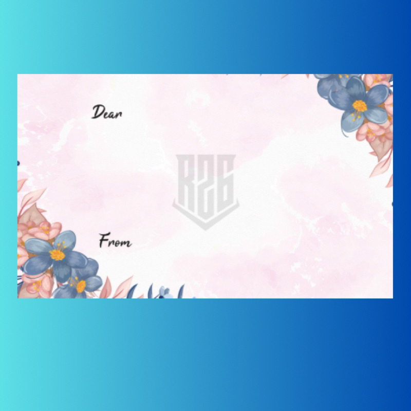 Jual kartu ucapan polos | greeting card ukuran 6x10 cm | thank you card ...