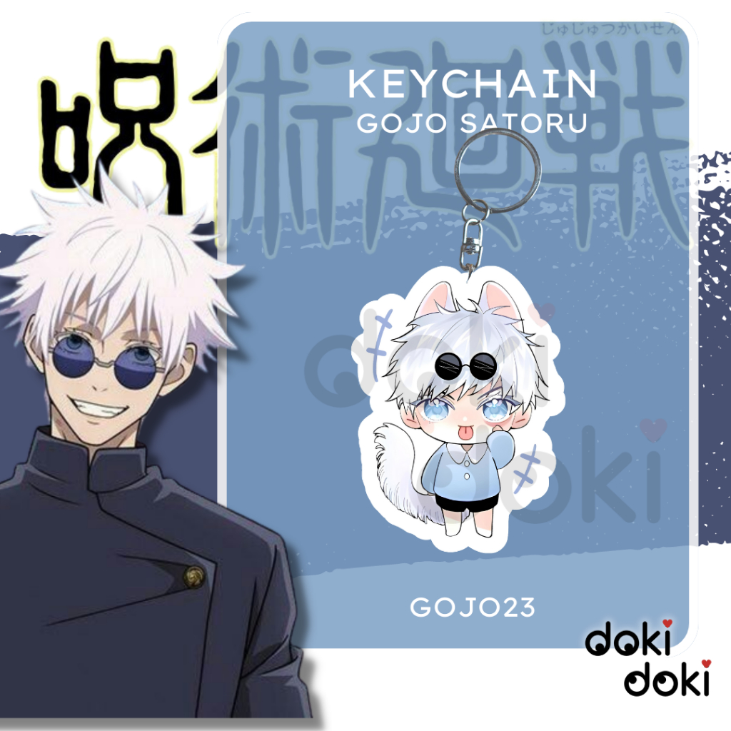 Jual GANTUNGAN KUNCI ANIME KEYCHAIN GOJO SATORU JUJUTSU KAISEN | Shopee ...