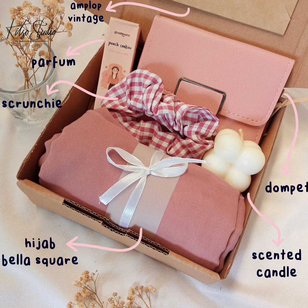 Jual [KITSO] Hampers Korean Gift Box Hijab Tumblr Tote Bag Aesthetic untuk Kado Ultah / Wisuda ...