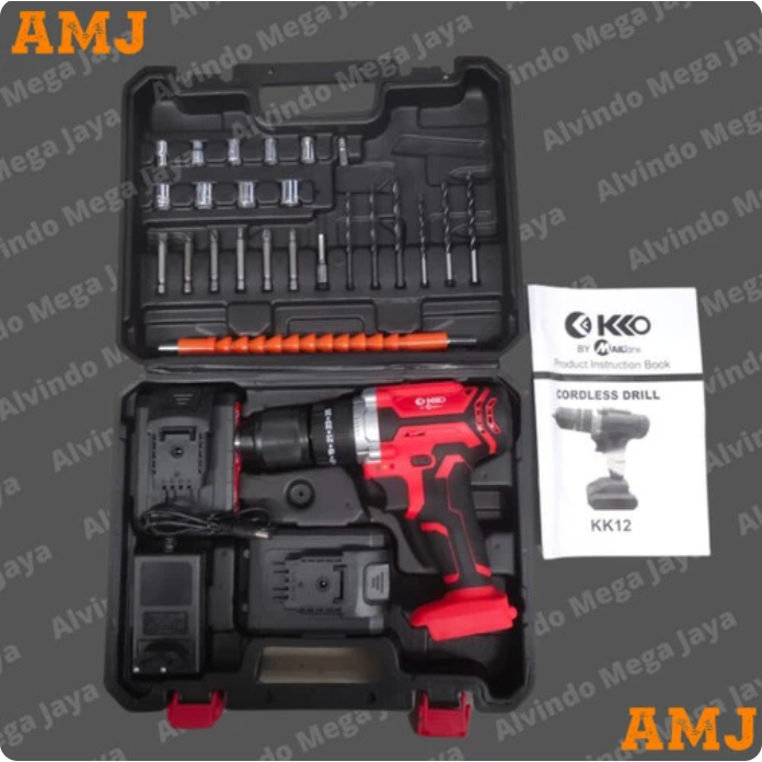 Jual Mesin Bor CORDLESS 10mm KKO KK12 MAILTANK 32V Bor Tangan Besi Kayu | Shopee Indonesia