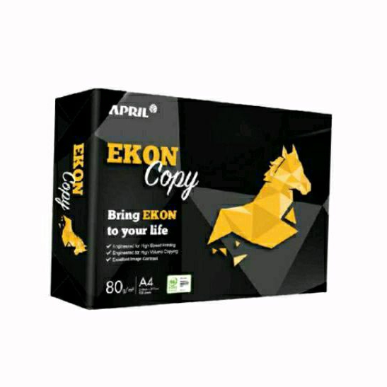 Jual Kertas HVS EKON Copy 75 g/m2 500 Lembar (1 rim) ukuran A4 | Shopee ...