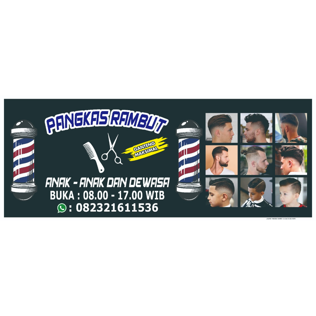 Jual Spanduk Pangkas Rambut | Shopee Indonesia