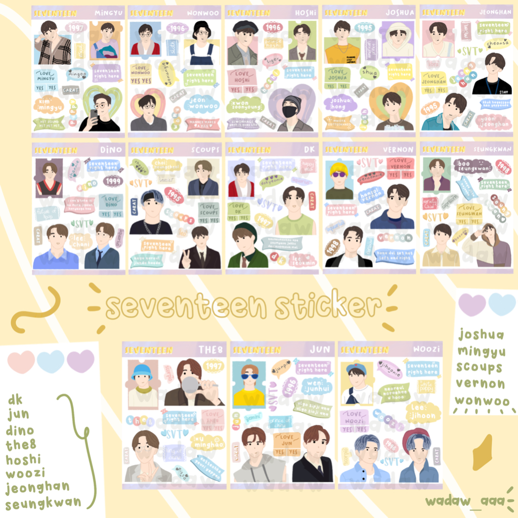 Jual Stiker Sepentin (Sebong) Fanart Fanmade kado KPOP murah pc ...