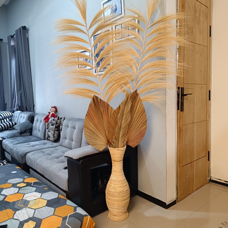 Jual paket besar daun rustic | bunga dekorasi ruangan | Shopee Indonesia