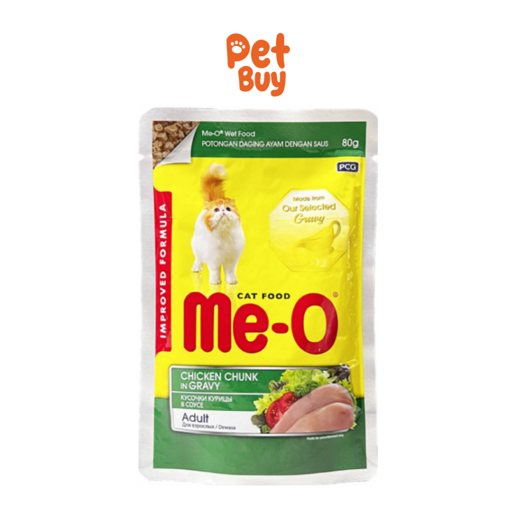 Jual Meo Pouch Chicken Chunk Gravy 80 gr | Shopee Indonesia