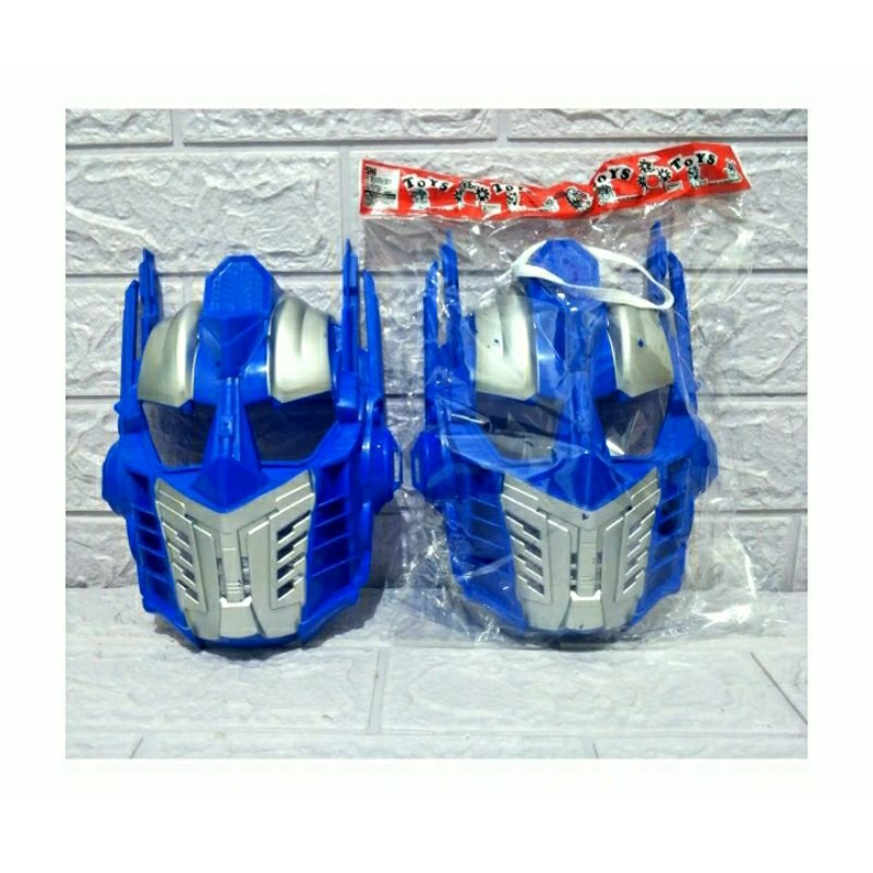 Jual Mainan Topeng Transformers Optimus Kantong Tanpa Lampu | Shopee ...