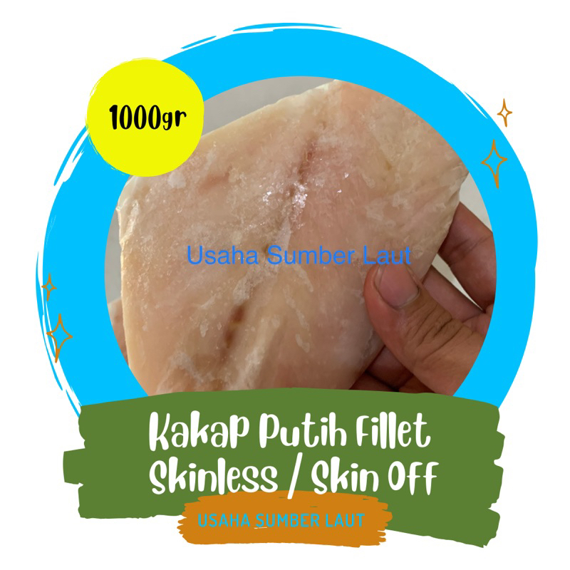 Jual Ikan Kakap Putih tanpa Kulit/ Fillet Barramundi @500gr/Kakap Putih ...