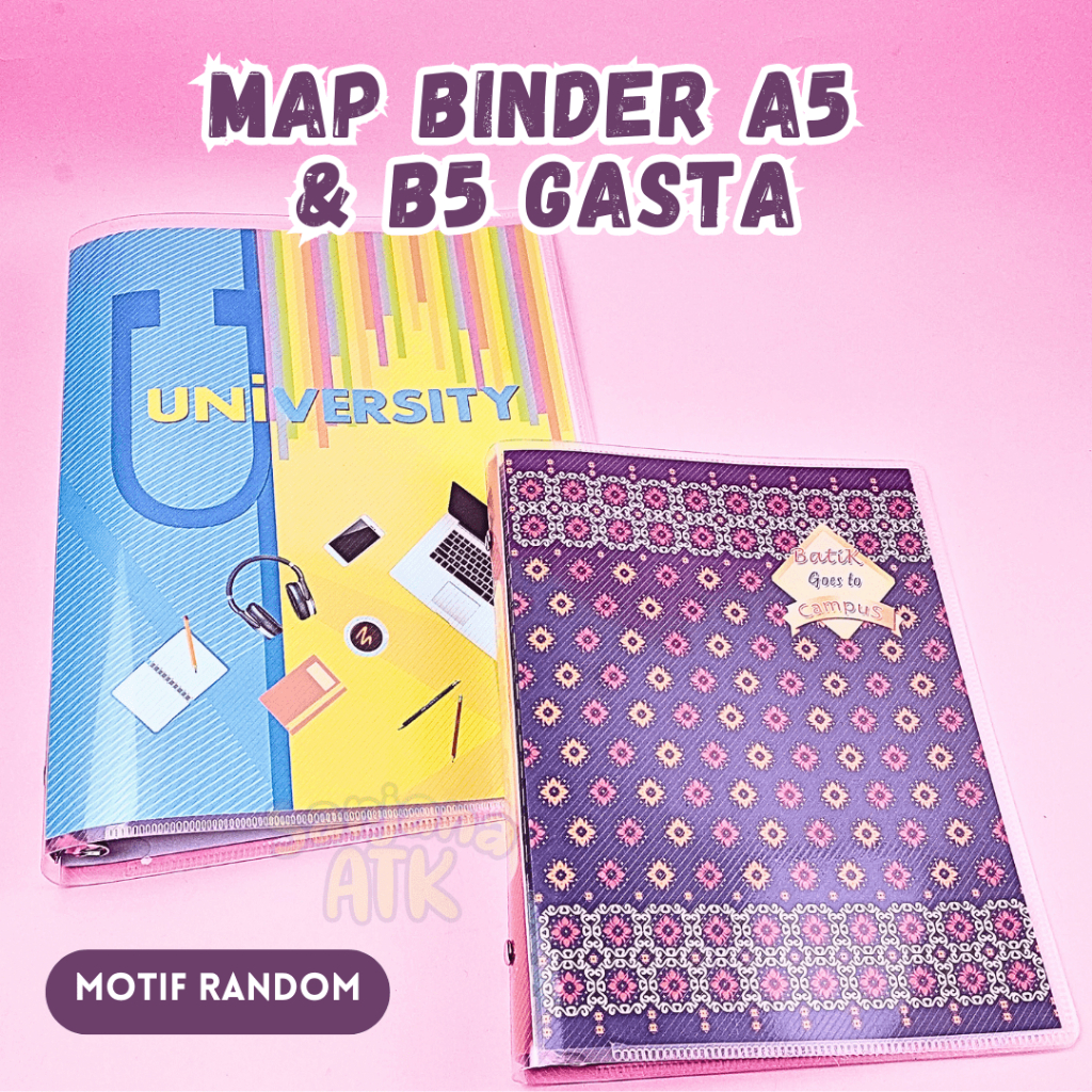 Jual Map Binder Note Gasta Motif A5 & B5 | Shopee Indonesia