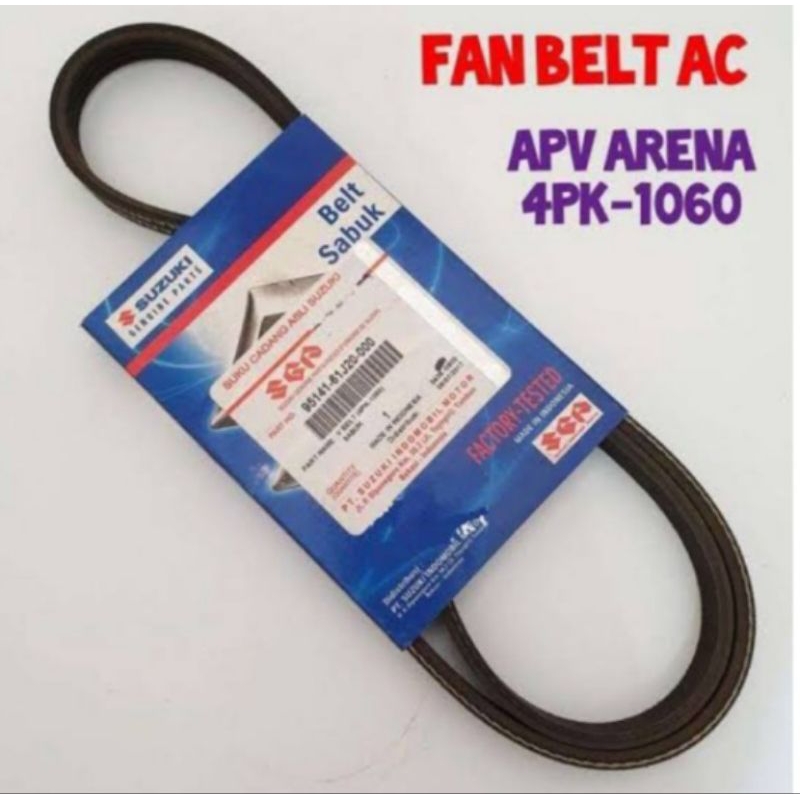 Jual FAN BELT SUZUKI APV ARENA. FAN BELT RIB ALTERNATOR AC 4pk1060 | Shopee Indonesia