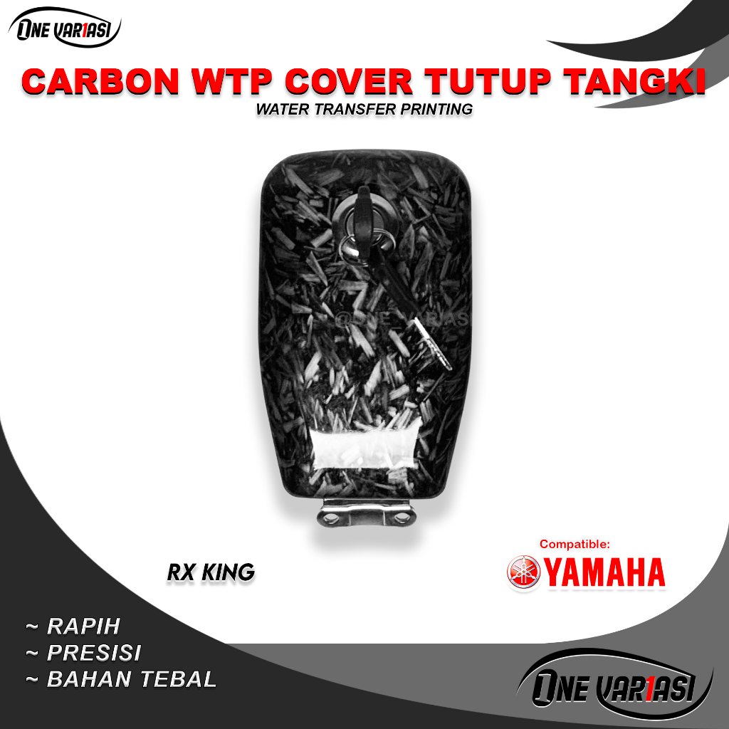 Jual TUTUP TANGKI TANKI RX KING CARBON KARBON FORGED | Shopee Indonesia
