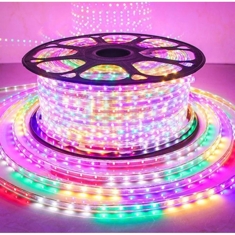 Jual [ 100M FULL ] LAMPU LED STRIP SELANG ROPE LIGHT 3825 2538 WARNA ...