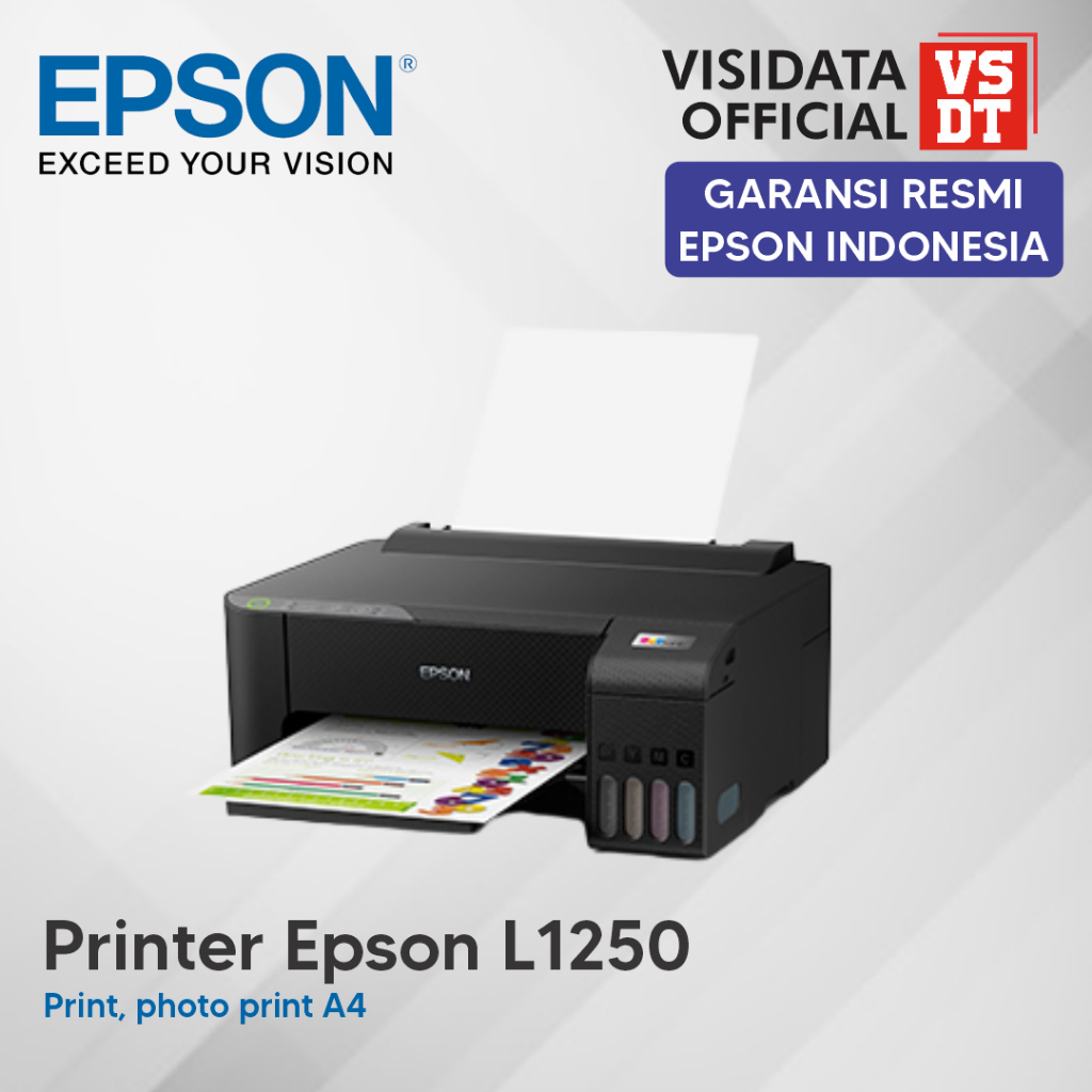 Jual Printer Epson EcoTank L1250 WiFi A4 Ink Tank - Print | Shopee Indonesia