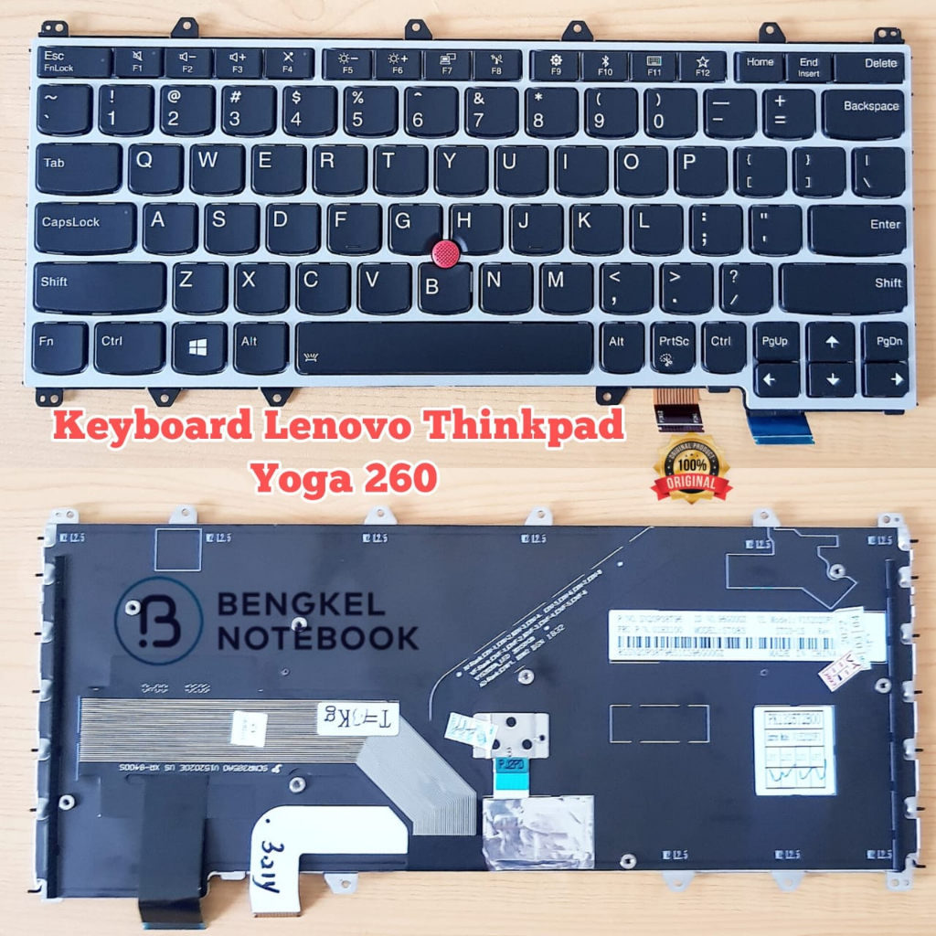 Jual Keyboard Lenovo Thinkpad Yoga 260 370 X380 20JH 20JJ 20JK 20Jl ...