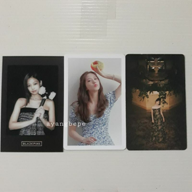 Jual PC PHOTOCARD BLACKPINK JISOO WELCOMING COLLECTION 2020 POB LIGHTSTICK JENNIE YG TAG ...