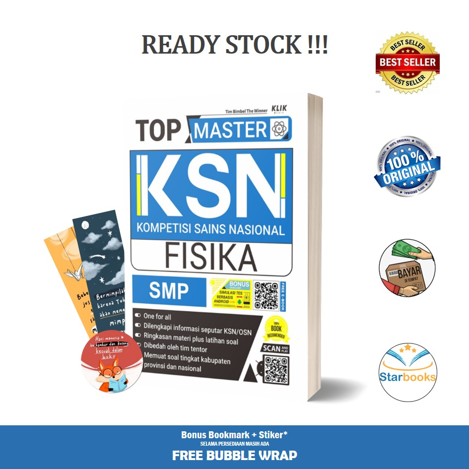 Jual Buku Top Master KSN Fisika SMP - C-Klik (Sekolah) | Shopee Indonesia