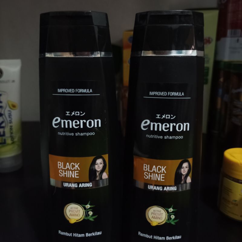 Jual Emeron shampoo Black Shine 170 ml | Shopee Indonesia