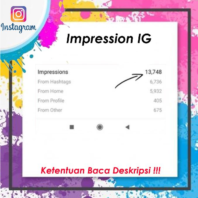 Jual impression ig - instagram impression cocok untuk selebgram atau ...