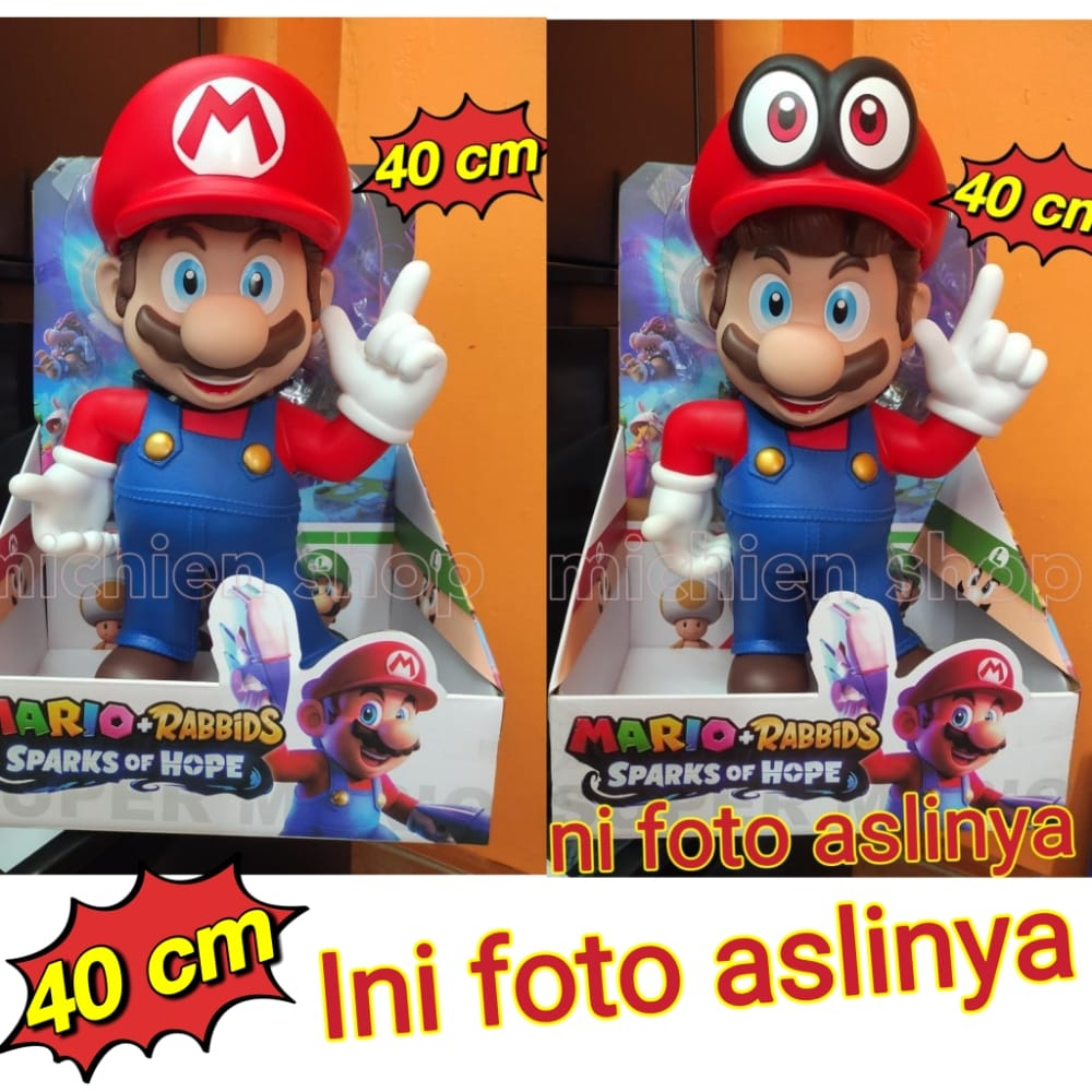 Jual ACTION FIGURE SUPER MARIO BROS 40CM | Shopee Indonesia