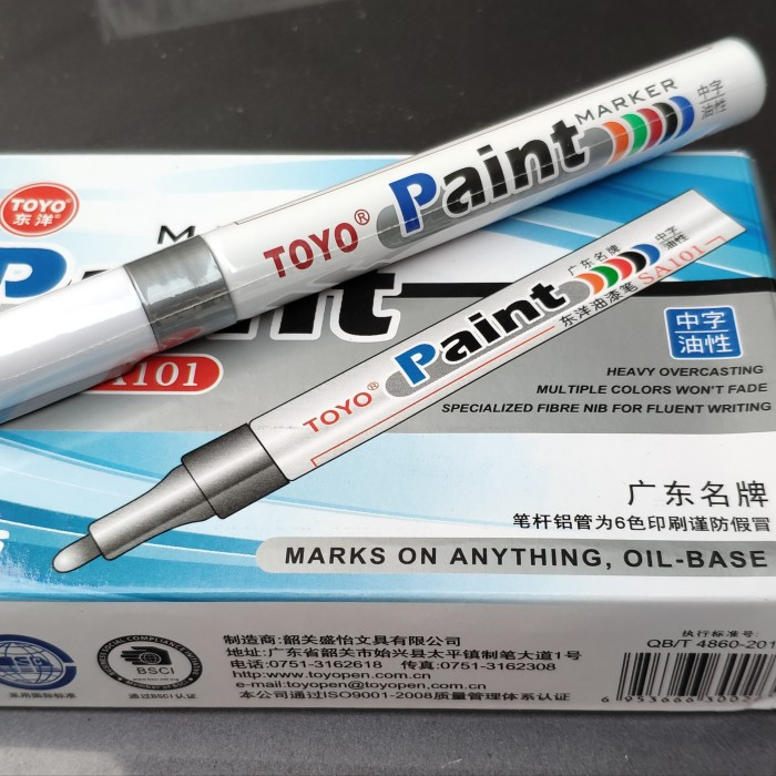 Jual Spidol Warna Spidol Ban TOYO / Paint Marker Toyo Original / Spidol ...