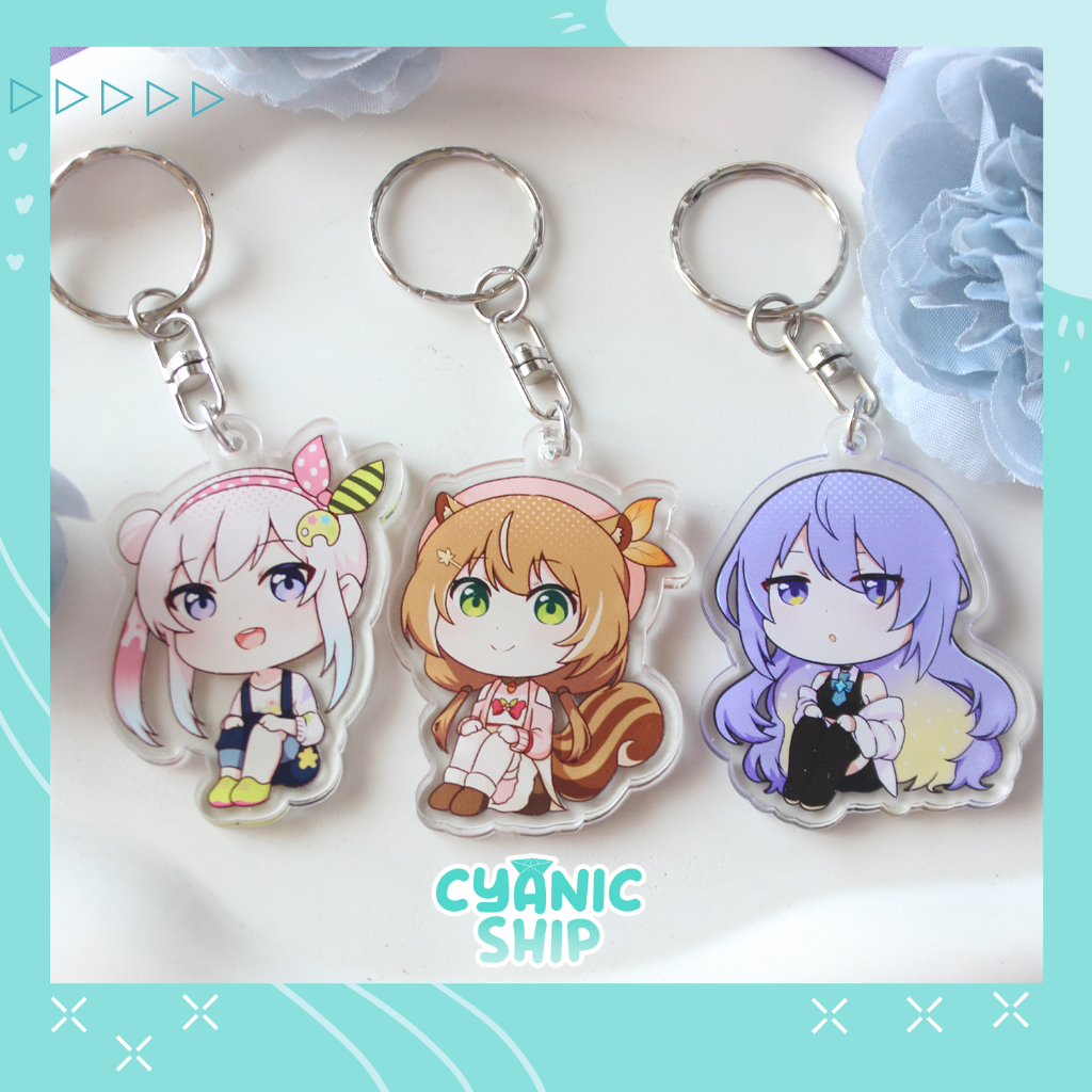 Jual Keychain Vtuber gen 1 area15 Hololive ID Fan Merch Gantungan Kunci ...