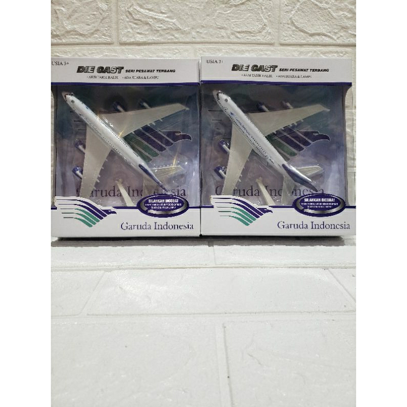 Jual MAINAN DIE CAST PESAWAT TERBANG SERI GARUDA INDONESIA | Shopee ...