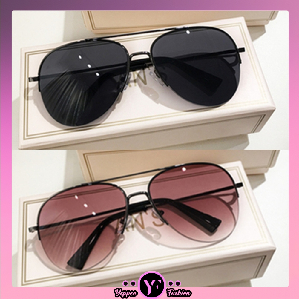 Jual •YF• KC1179 Kacamata Kaca Mata Fashion Bingkai Bulat Gaya Retro ...