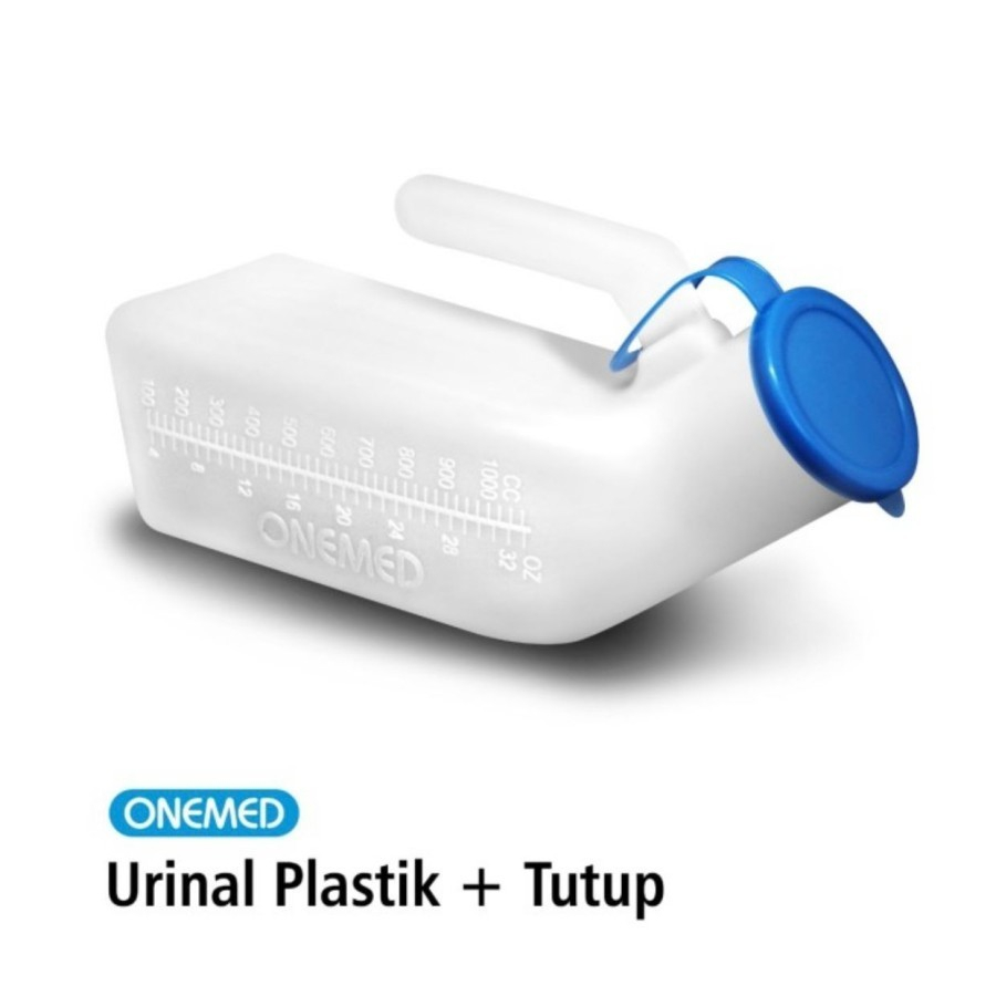 Jual Pispot Urinal Pria dewasa + Tutup Onemed/ Wadah Urine/ Pispot Urin ...