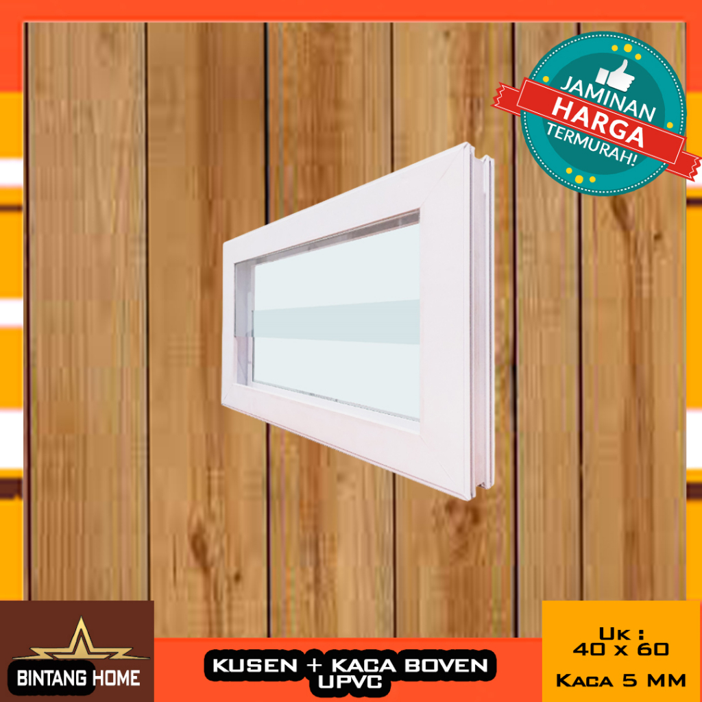 Jual Kusen Boven Kaca Zig-zag UPVC Uk 60x40 | Shopee Indonesia