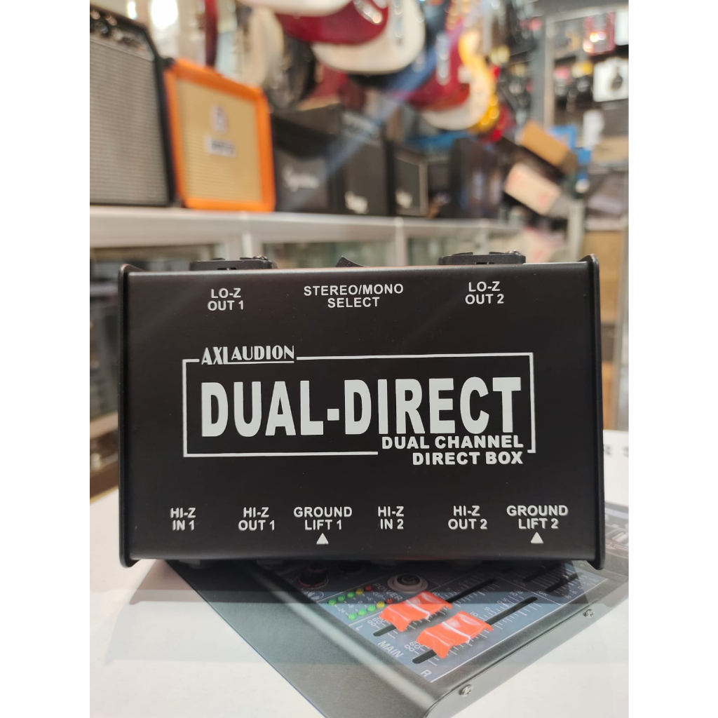 Jual DI AXL Audion DB-03 Dual Channel Passive Direct Box | Shopee Indonesia