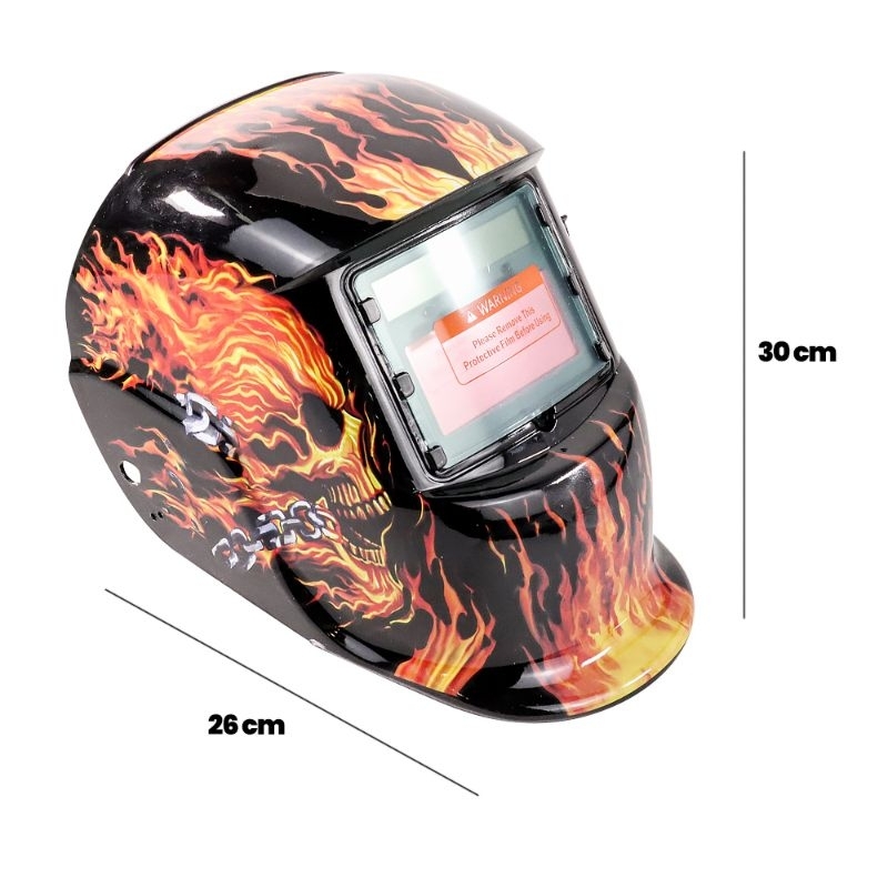 Jual Helm Las Otomatis Auto Darkening Welding Helmet Terminator ...