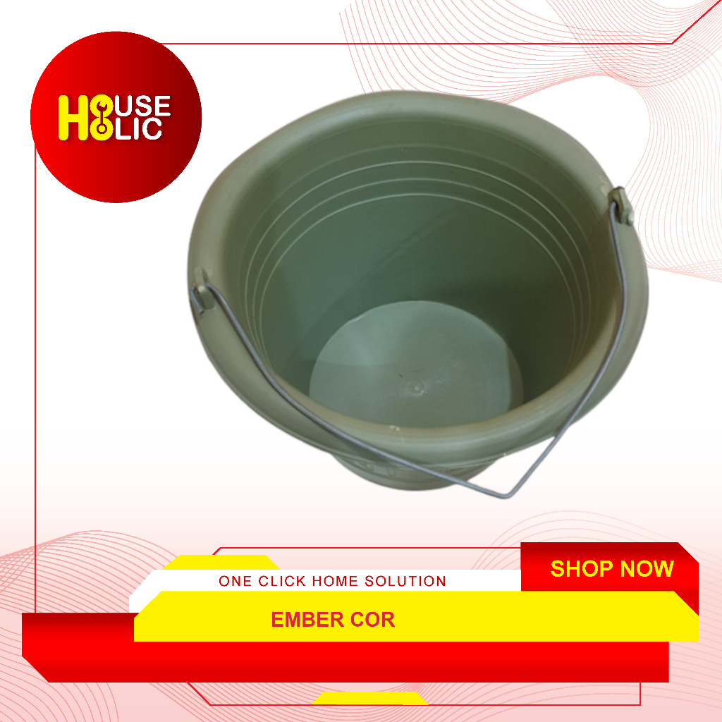 Jual Ember Cor Plastik / Ember Anti Pecah Warna / Timba Cor | Shopee ...