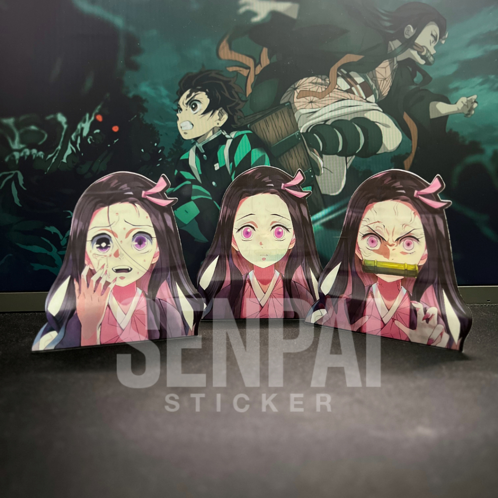 Jual Demon Slayer SENPAI STICKER Stiker Anime 3D TER MURAH Kimetsu no ...