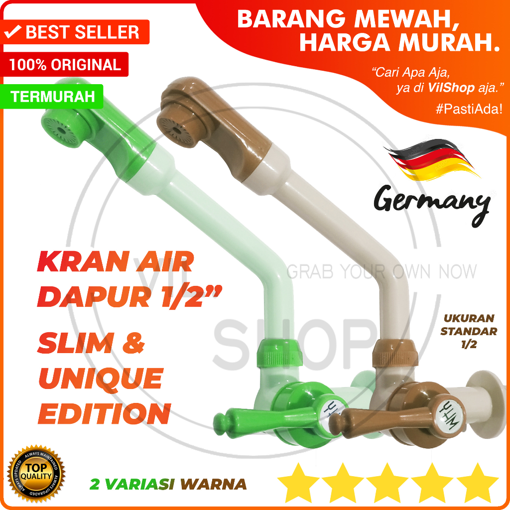 Jual KRAN AIR DAPUR MODEL BEBEK 1/2" KERAN BAK CUCI PIRING CUCI TANGAN ...