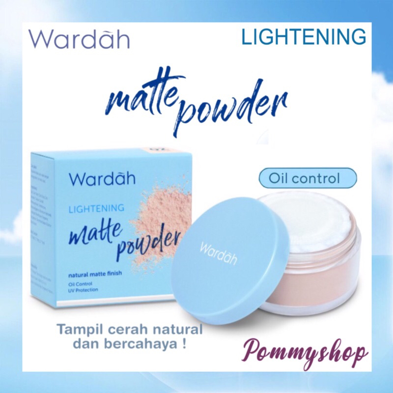 Jual Wardah Lightening Matte Powder SPF 15 PA++ | Oil Control | Bedak ...