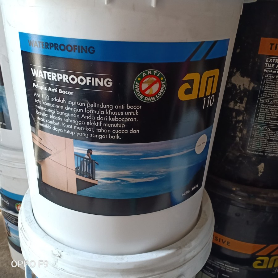 Jual Cat Pelapis Anti Bocor AM 110 Waterproofing Pail "20 kg" | Shopee ...