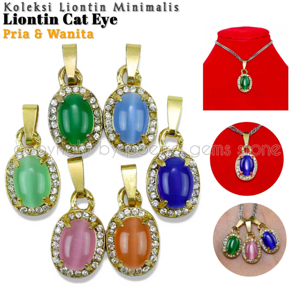 Jual Liontin Minimalis Cat Eye Pria & Wanita | Shopee Indonesia