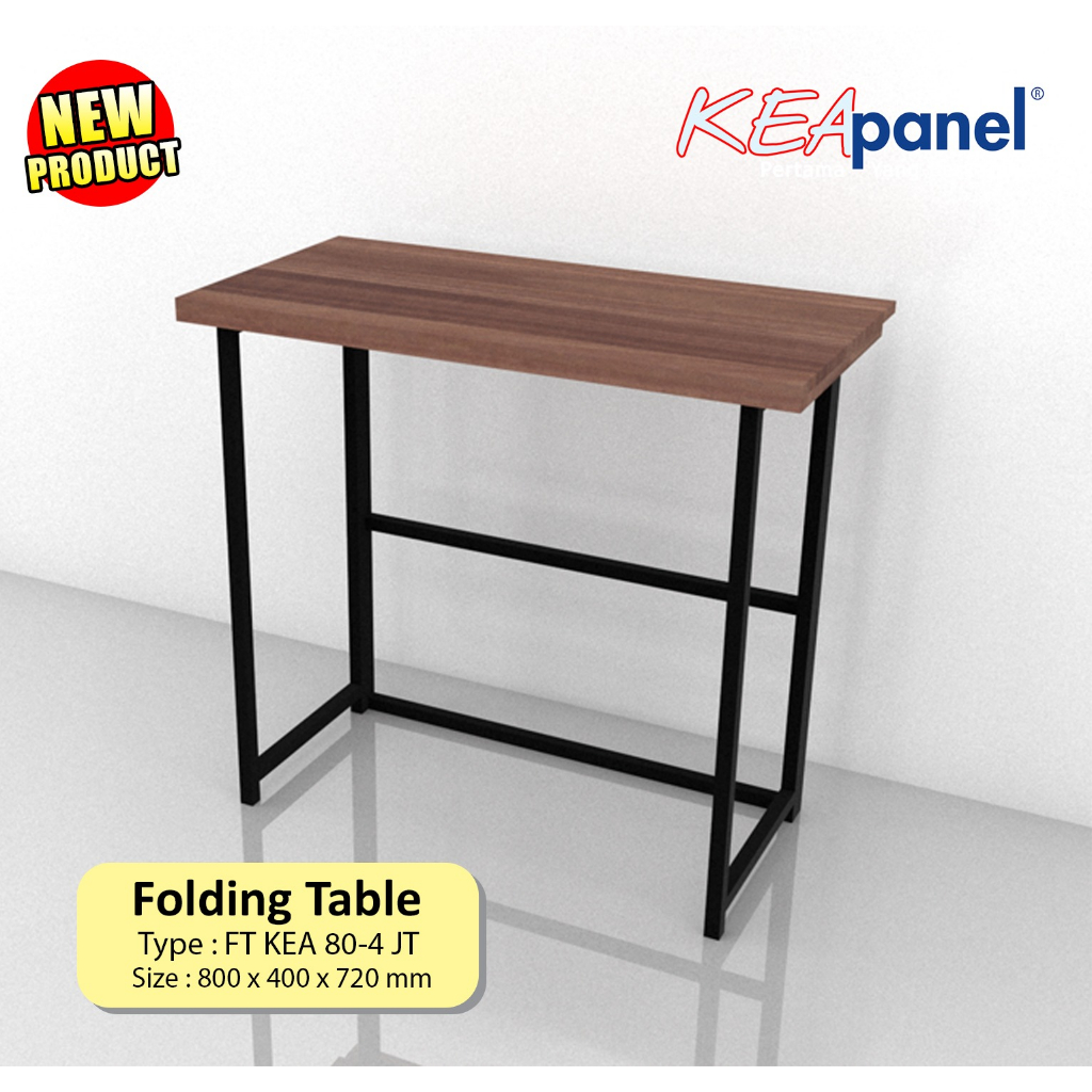 Jual KEA PANEL FOLDING TABLE Meja Lipat Kaki Besi Multi Fungsi | Shopee ...