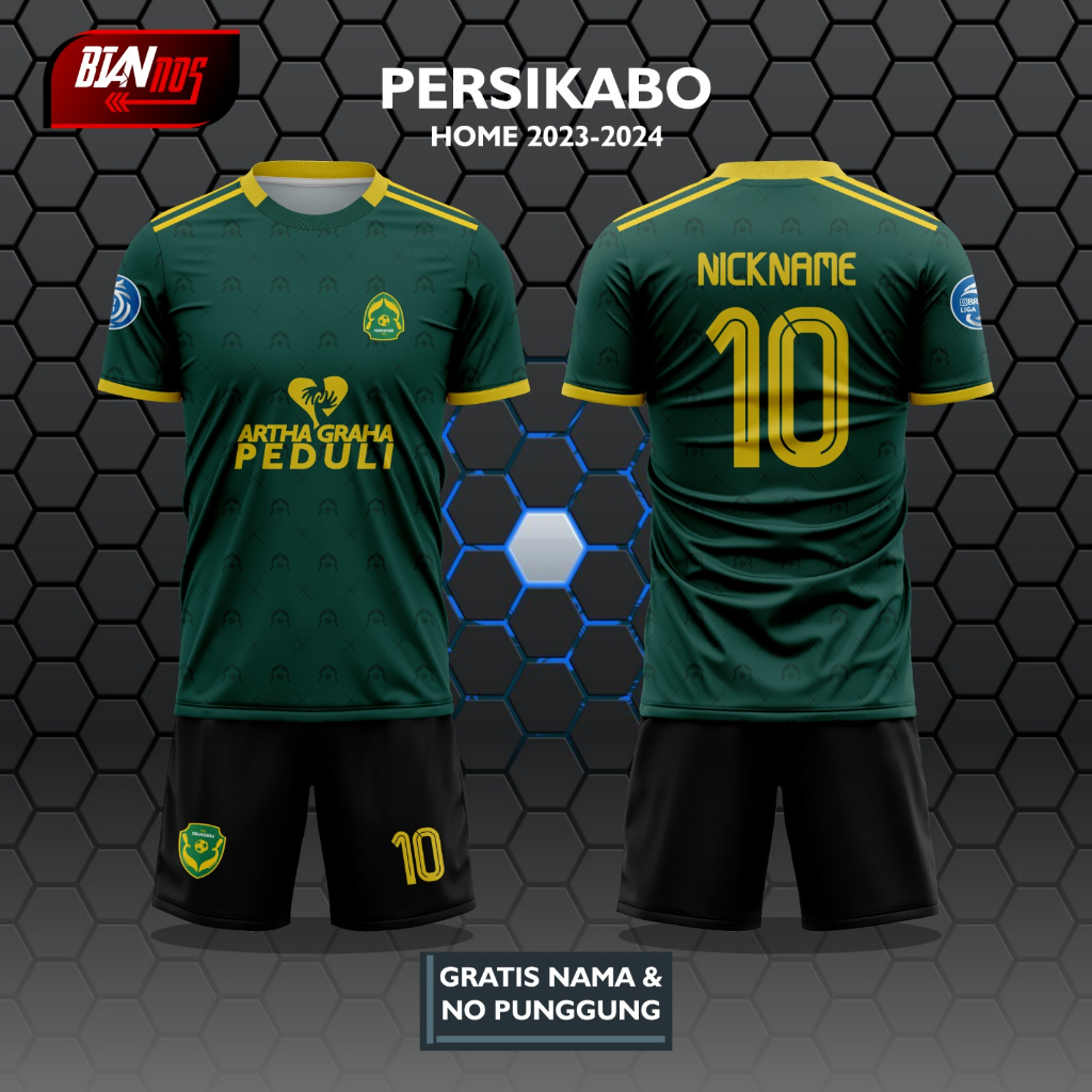 Jual JERSEY BOLA PERSIKABO BOGOR HOME 2023/2024 FULL PRINTING (GRATIS ...