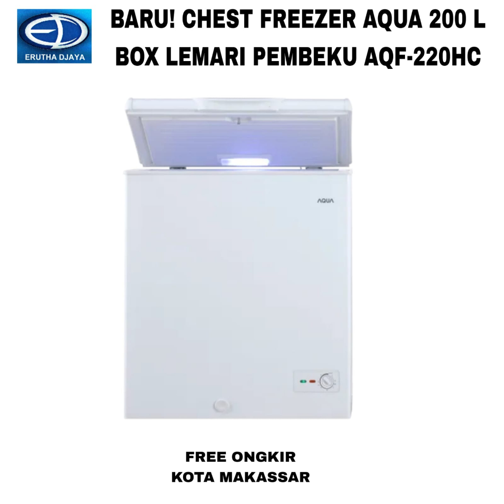 Jual CHEST FREEZER AQUA 200 L AQF220HC | Shopee Indonesia