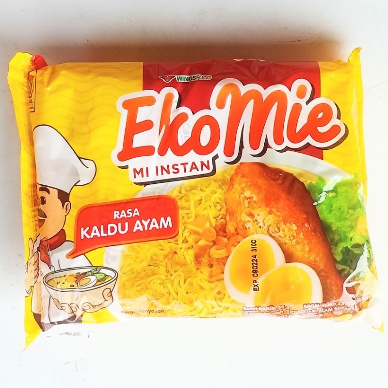 Jual Eko Mie Instant Rasa Kaldu Ayam 55 gr [ 5 BUNGKUS ] | Shopee Indonesia