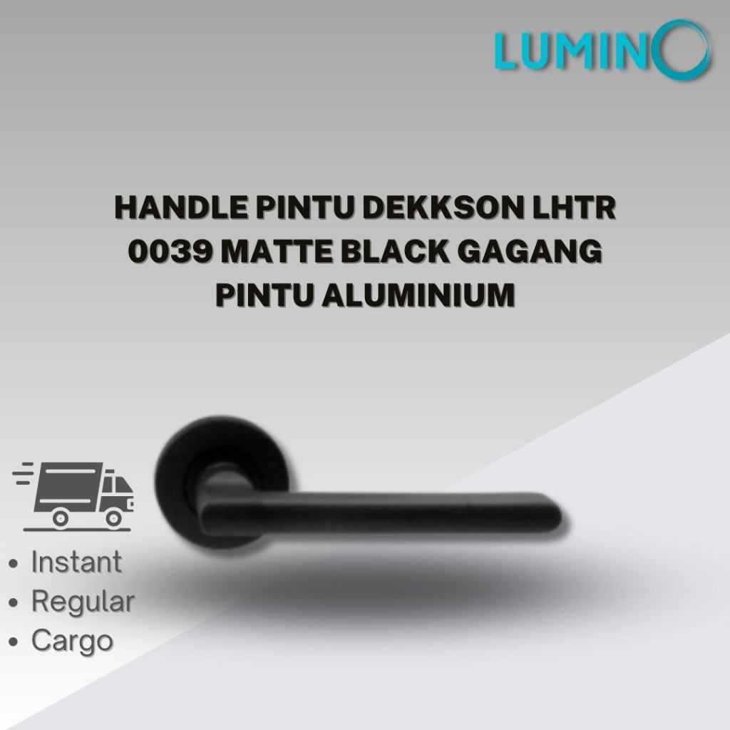 Jual Handle Pintu Dekkson Lever Handle LHTR 0039 Matte Black Gagang ...